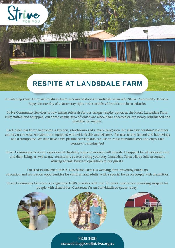 Respite at Landsdale farm | Darch WA | Nest
